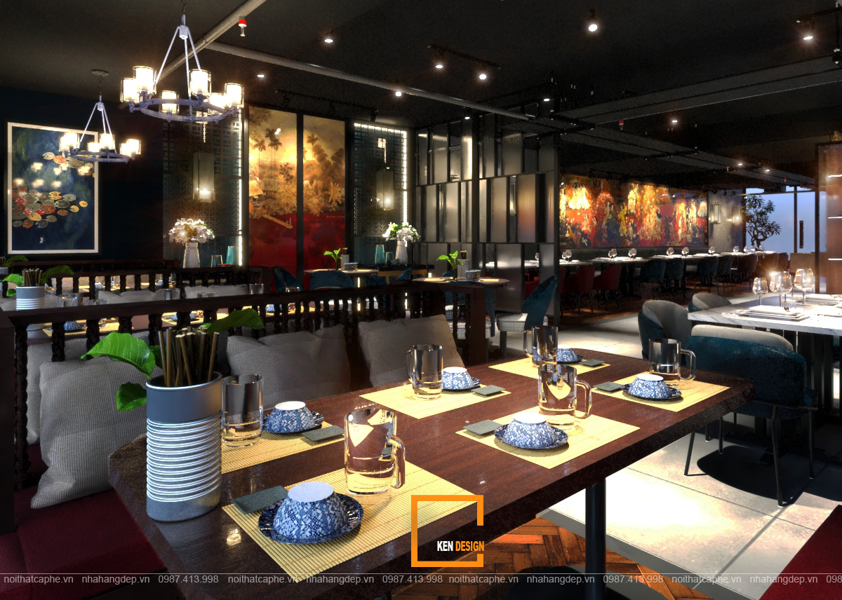 Nam Long restaurant design – delicate and romantic European space ...