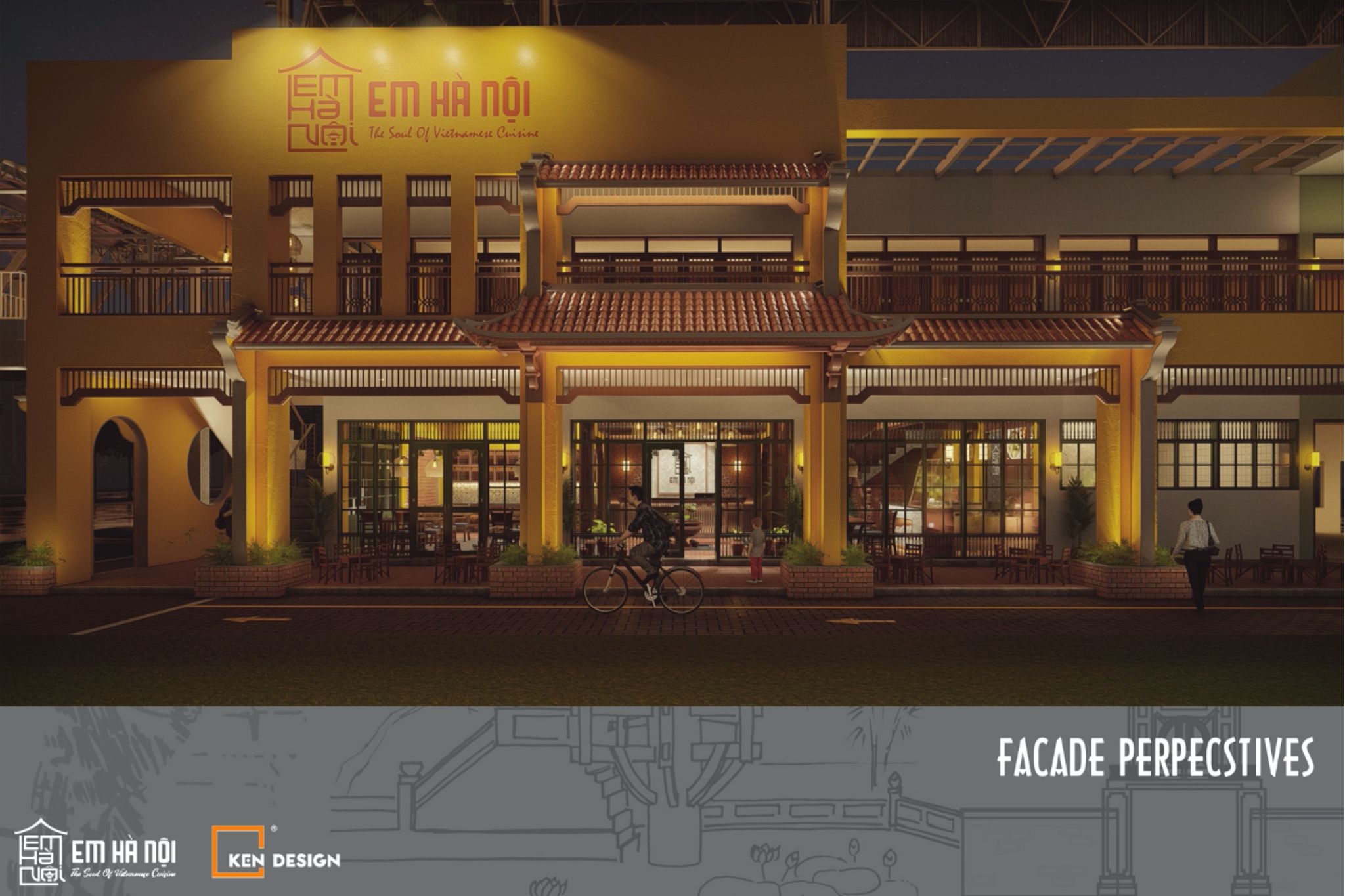 Designing the Em Ha Noi Restaurant - a glimpse of old Vietnam | Kendesign